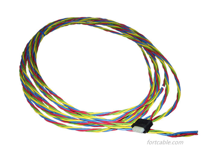 Rated Voltage 250V Twisting Wire Harness Assembly Current 3A PVC Insulation