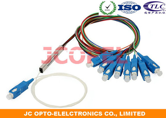 FTTH Fiber Optic Splitter / PON EOC Micro 1x8 Optical Splitter Telcordia 1221