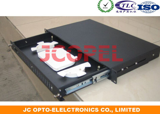 24C Optical Distribution Box Fiber Patch Panel FTTH 1U Rack mount