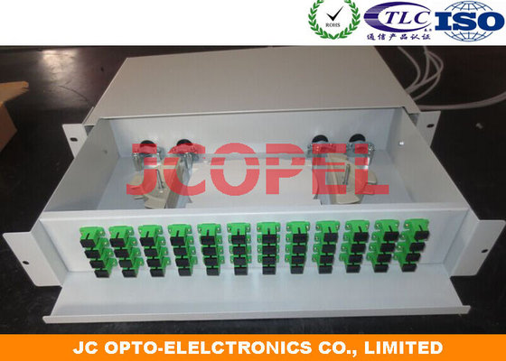 SPCC Fiber Optic Distribution Frame  19''  21''  ODF panel 1U - 4U with Slide