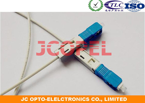 Assembly ABS SC Optical Fibre Cable Connectors Reliable Embedded Data Quick Field