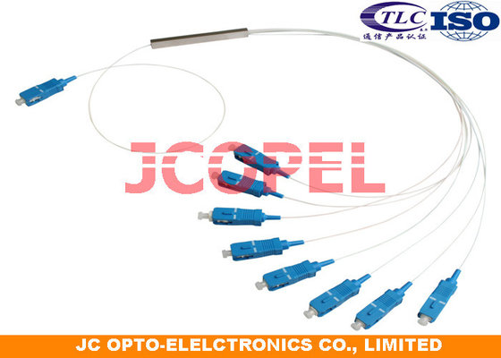 1310nm Optical Fibre Splitter 8 way Fan OutPassive Optic Network