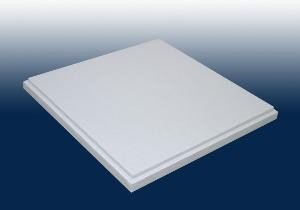 White Noise Reduction Fiberglass Ceiling Panels , 600x600mm Suspended Ceiling Tiles
