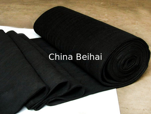 Hot sale black activated carbon fiber felt for face mask factory price supplier
