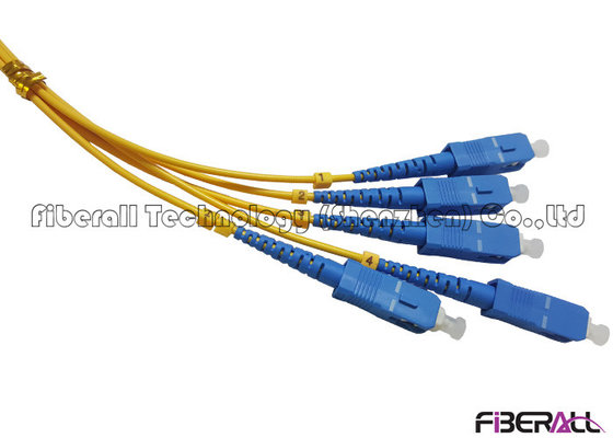 ODN 1x4 ABS Package Fiber Optic PLC Splitter With Single Mode SC/UPC Connector supplier