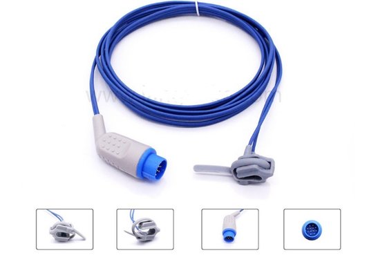 Bionet Adult Finger Reusable Spo2 Sensor 12 Pin Conector M7000/8000/8500/9500