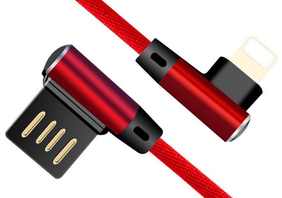 OEM Nylon Braid Micro USB Power Cable 1M Custom Cable Assemblies For Mobile 