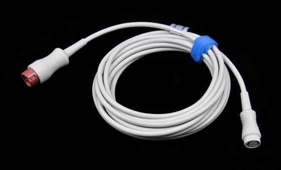 Mindray 12 Pin Abbott Transducer Adapter Cables Round Blood Pressure Monitoring Device