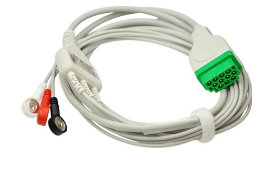 Durable ECG Machine Leads Cable GE Marquette Dash DASH3000 Tram 400 Application