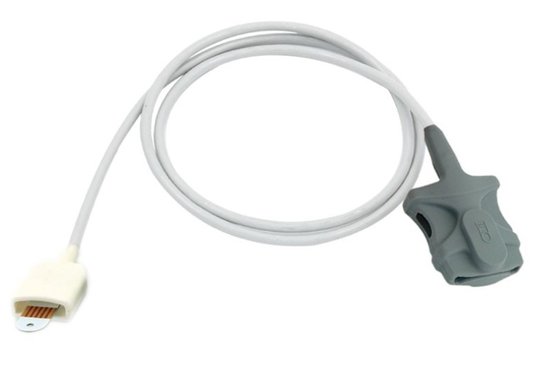 GE  Finger Spo2 Sensor 2002799-00 6 Pin TPU With Copper Conductor 