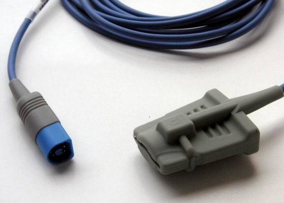  Adult Silcione Soft Tip Spo2 Probe Sensor 3 Meter 8pin For MP20 MP30