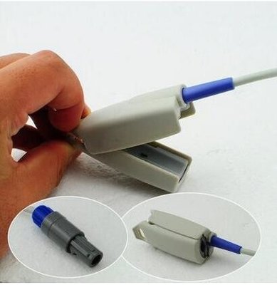 Mindray MEC1000/PM7000/8000/9000 Finger Spo2 Sensor , Pulse Oximeter Probe Oxygen Sensor 3M TPU