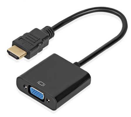 Audio 1080p Hdmi Cable Assembly Hdmi To Vga Adapter For Pc Laptop Tablet