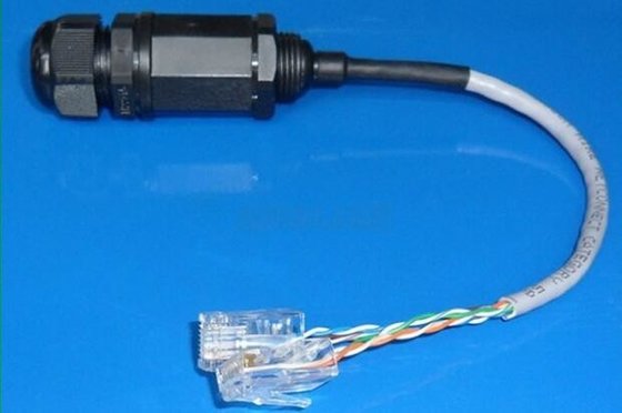 RJ45 M16 Double Crystal Head Electrical Cable Connectors Power Supply Signal Line Telecom Interface Monitoring