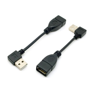 Black Color Custom Cable Assemblies USB 2.0 A Male To USB 2.0 Female Extension Adapter Cable