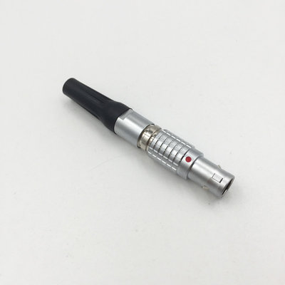 Oem Male Electrical Connectors M9 Metal Brass Push Pull Self Locking Plug