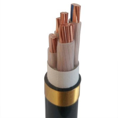 Metallic Xlpe Armoured Cable Bare Copper Conductor With Pvc Compound Sheath