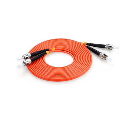 St - St Duplex Fiber Optic Patch Cord 1.2mm 1.6mm For Telecommunication Networks