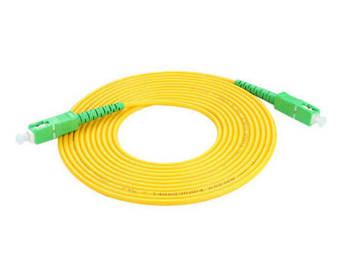 Sm Simplex Custom Cable Assemblies Sc / Apc Fc / Apc Fiber Optic Patch Cord 3m