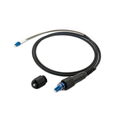 Odlc Fiber Patch Cord Dust Proof , 2 Core Armoured Fiber Optic Cable Gyfjh