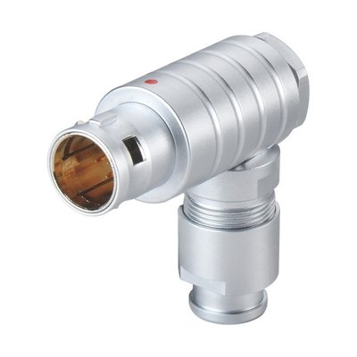 Brass Pag Male Electrical Connectors , G Coding Self Locking Connector