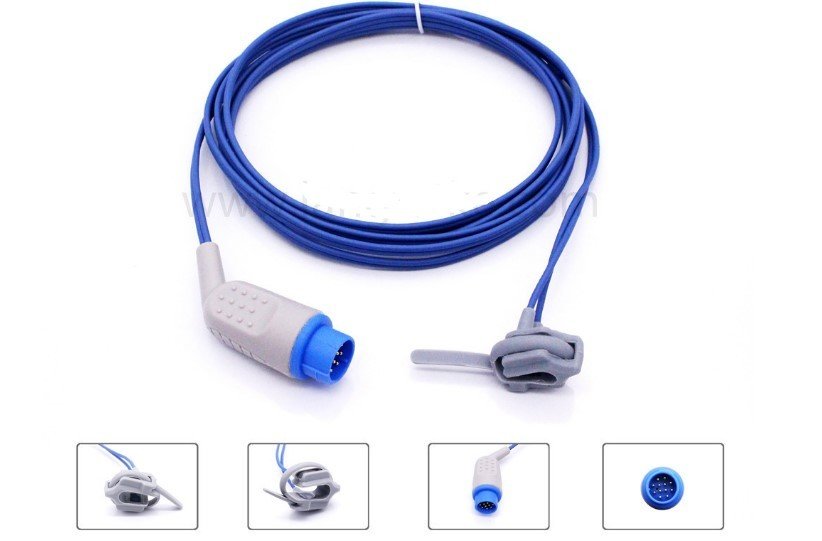 Bionet Adult Finger Reusable Spo2 Sensor 12 Pin Conector M7000/8000/8500/9500