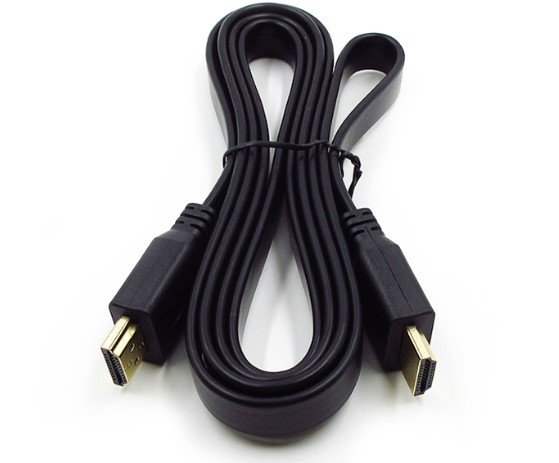 Colorful Flat 1.4V Custom Cable Assemblies , 4k HDMI Extension Cable For Audio