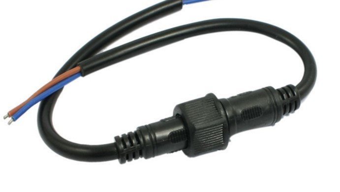 PVC Plastic Custom Cable Assemblies Waterproof  M12 Connect For LED Curtain Light