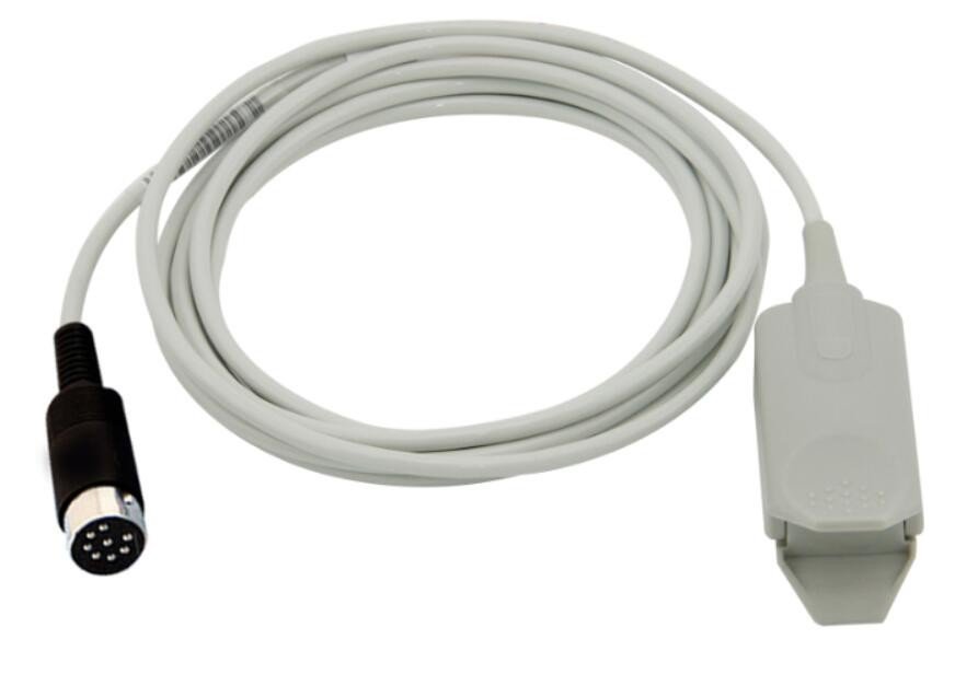 Datascope Finger Spo2 Sensor 10ft Length DIN 8 Pin Conector 0020-00-071-01