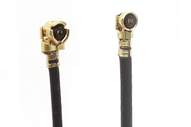 1.13mm Rf Coaxial Cable , Ip67 Waterproof Rf Antenna Cable IPEX-4 IPEX-1 Connectors