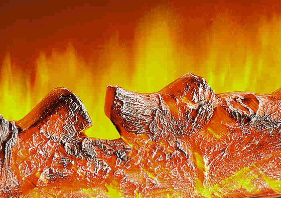 Adjustive 5 Grad-Energiesparende Hauptdekor-Flammen-elektrischer Kamin auf Wand