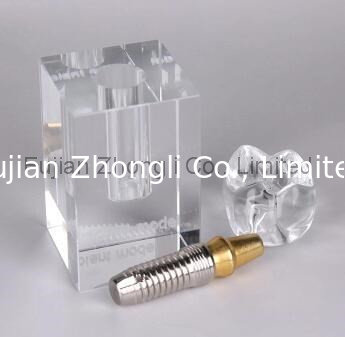 dental implant crystal model of 3 parts supplier