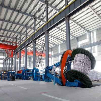 China Drum Type Wire Twisting Machine With Caterpillar Customized Color supplier