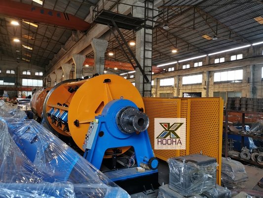 Aluminum Wire Tubular Stranding Machine , Max Line Speed 63.63m / Min supplier
