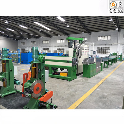 High Capacity Wire And Cable Machinery / Power Cable Jacket Extrusion Line supplier