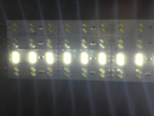 High Brightness Rigid Led Strip lights 4014 SMD Double Row 144pcs Leds