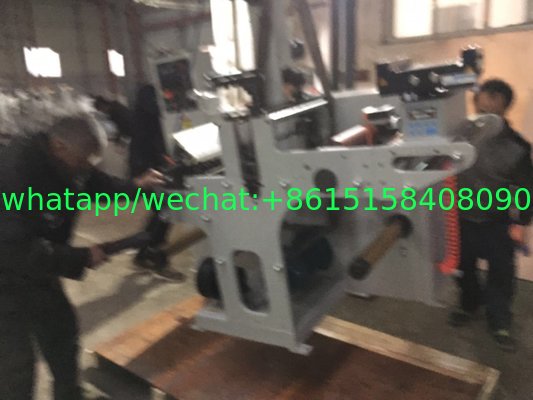 320fq-Tr PVC Tarpaulin Roll Slitter with Turret Rewinder 320fq Adhesive Pre-Printed Label Slitter with Constant Tension