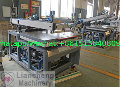 LC4060/6080/6090 Flat Bed Microcomputer screen printing presses semi-automatic plane paper，plastic, glass ceramics