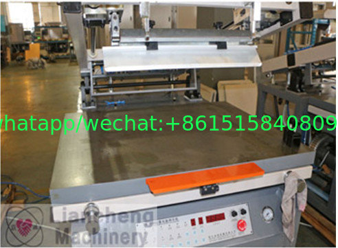 LC4060/6080/6090 Flat Bed Microcomputer automatic screen printing presses plane paper，plastic, glass ceramics