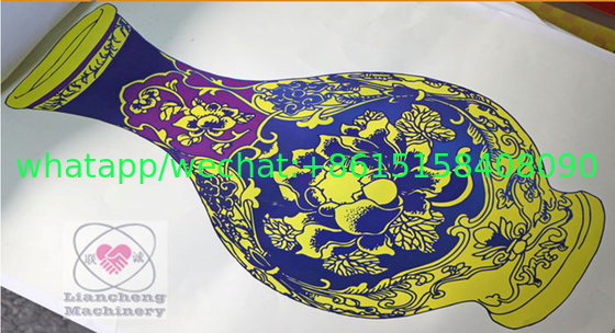 LC4060/6080/6090 Flat Bed Microcomputer automatic screen printing machine plane paper，plastic, glass ceramics