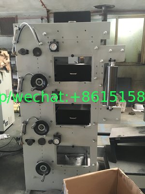Allfine brand 7color 320 two units(4+3) Label flexo printing machinery self-adhesive sticker/label to mould die cutter