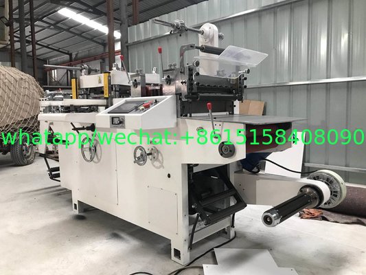320 Hot Stamping Foil Flatbed Label die-cutter Machine (with lamination,punching,hot stamping)