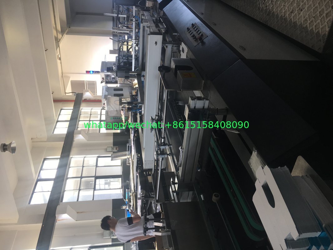 China top 1 screen press JINBAO Brand JB-900TC fully automatic comestics Box Window Gluing Machine 2100 pc/hours FOXCONN
