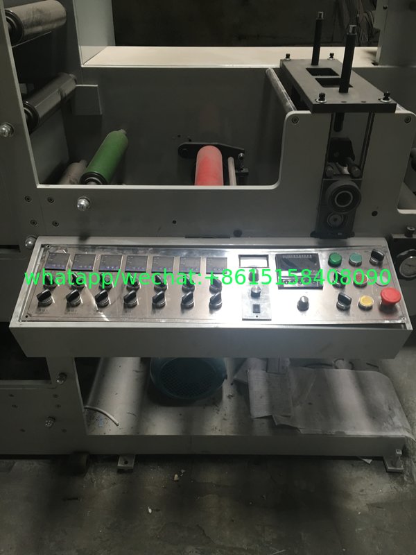 7color 320 two units(4+3) Label flexo printer rotary die cutter self-adhesive sticker/label to mould die cutter