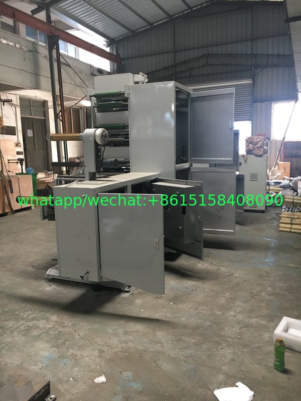 7color 320 two units(4+3) Label flexo printer die cutter self-adhesive sticker/label to mould die cutter