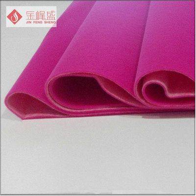 Rose Polyester Flocked Velvet Fabric Decorating 1.5m Width Plain Type