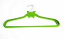 458mm Butterfly Heavy Duty Clothes Hangers Flocked Coat Hangers