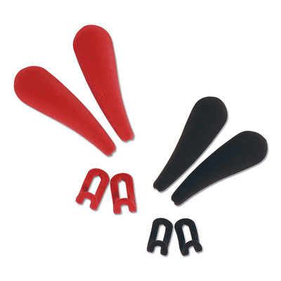 Black / Pink Decorative Velvet Hanger Shoulder Pads 150*45*40mm