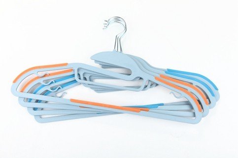 Indoor Colored Velvet Flocked Hangers Childrens / Babies Clothes Hangers