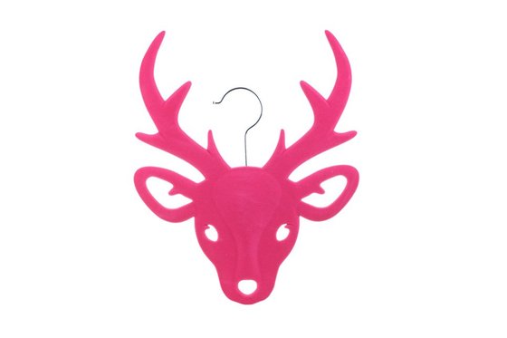 Deer Head Velvet Scarf Hanger Pashmina Shawl Hangers For Wardrobe
